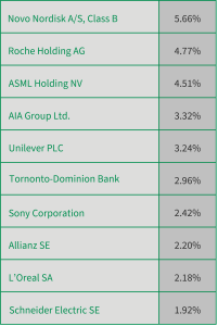 Green Century MSCI International Index Fund - International Index Fund